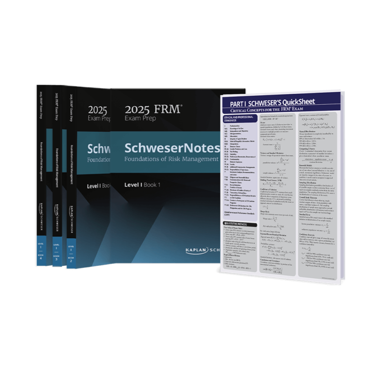 FRM 2025 Part 1 Schweser Notes with Quicksheet - CFA Materials