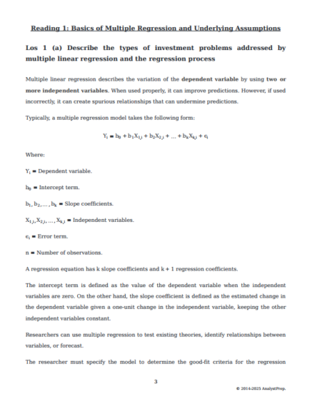 2025 CFA Level 2 AnalystPrep Study Notes - CFA Materials