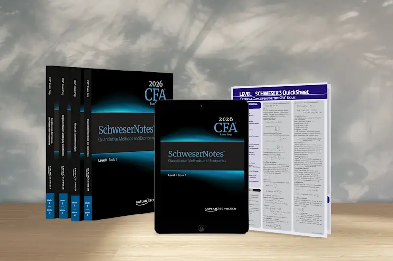2026 CFA Level 1 Schweser Notes and Quicksheet - CFA Materials